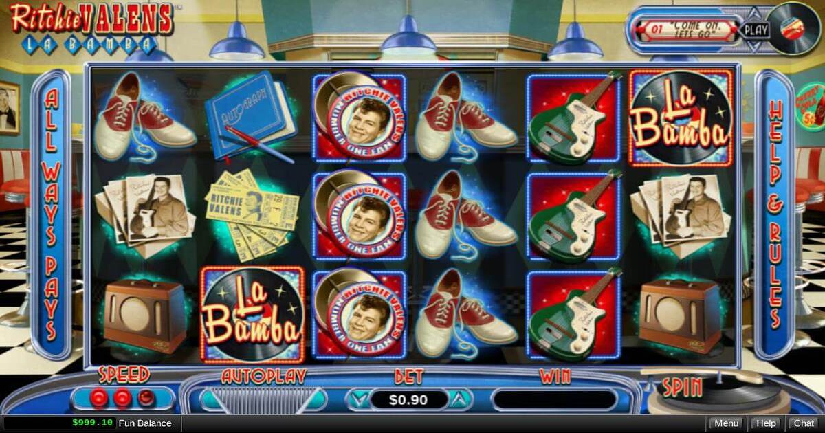 Avis, Bonus et Jeu Gratuit de la Machine à Sous Ritchie Valens La Bamba