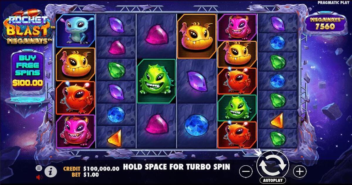 Rocket Blast Megaways Slot Review, Bonuses & Free Play (96.09% RTP)