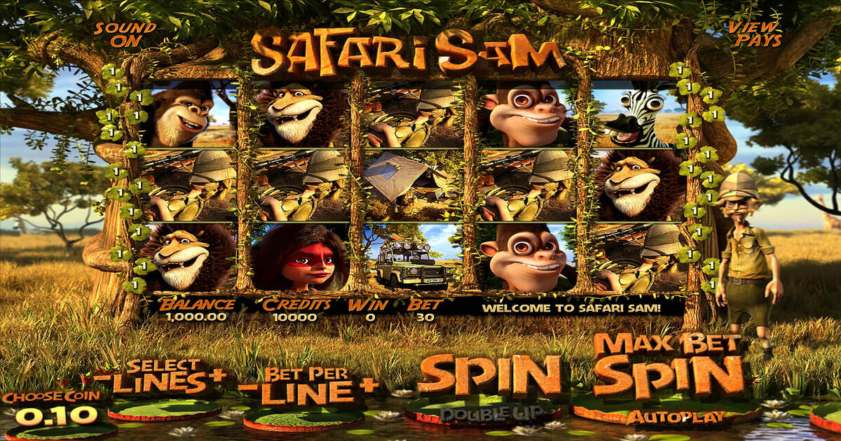 Safari Sam Slot Bewertung, Demo & Boni (97.5% RTP)