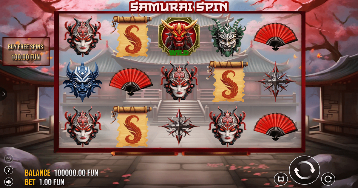 Samurai Spin Slot Bewertung, Demo & Boni (96% RTP)