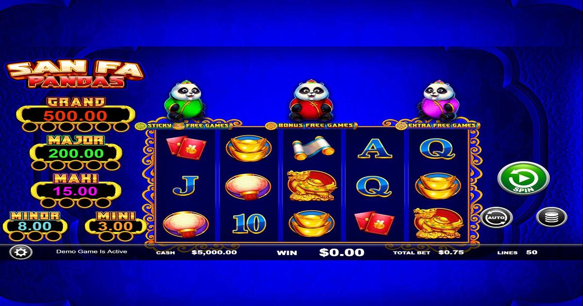 San Fa Pandas Slot Review, Bonuses & Free Play (94.39% RTP)