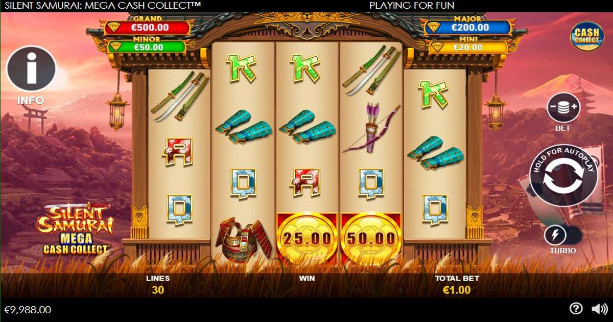 Avis, Bonus et Jeu Gratuit de la Machine à Sous Silent Samurai Mega ...