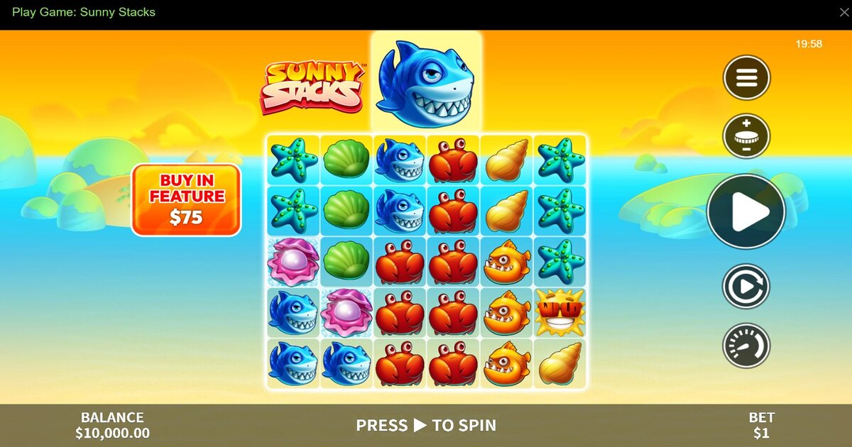 Sunny Stacks Slot Review, Bonuses & Free Play (96.5% RTP)