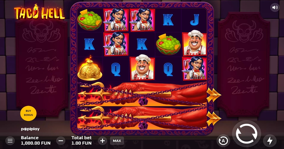 Taco Hell Slot Review, Bonuses & Free Play (96.77% RTP)