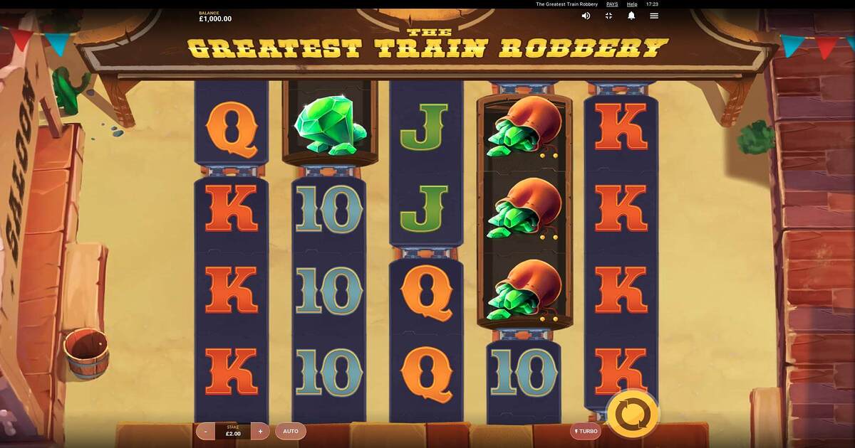 The Greatest Train Robbery Slot Review, Bonuses & Free Play (96% RTP)