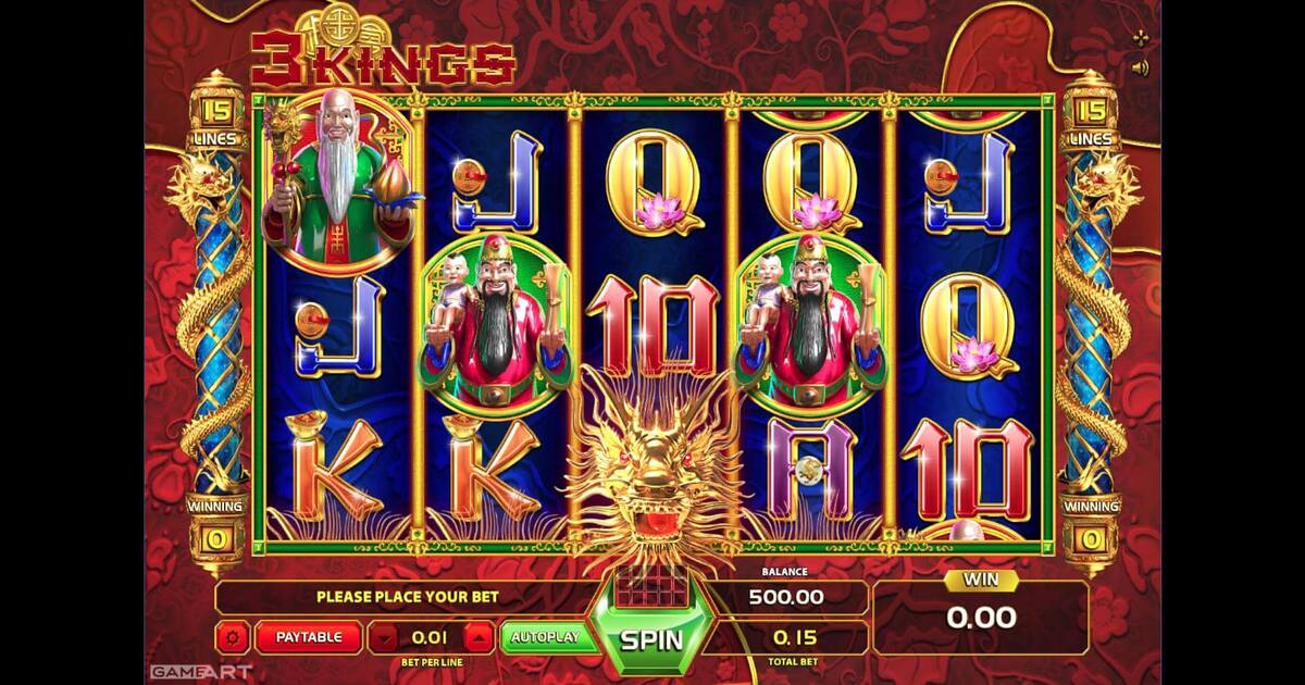 Three Kings Slot Review, Bonuses & Free Play (95.94% RTP)