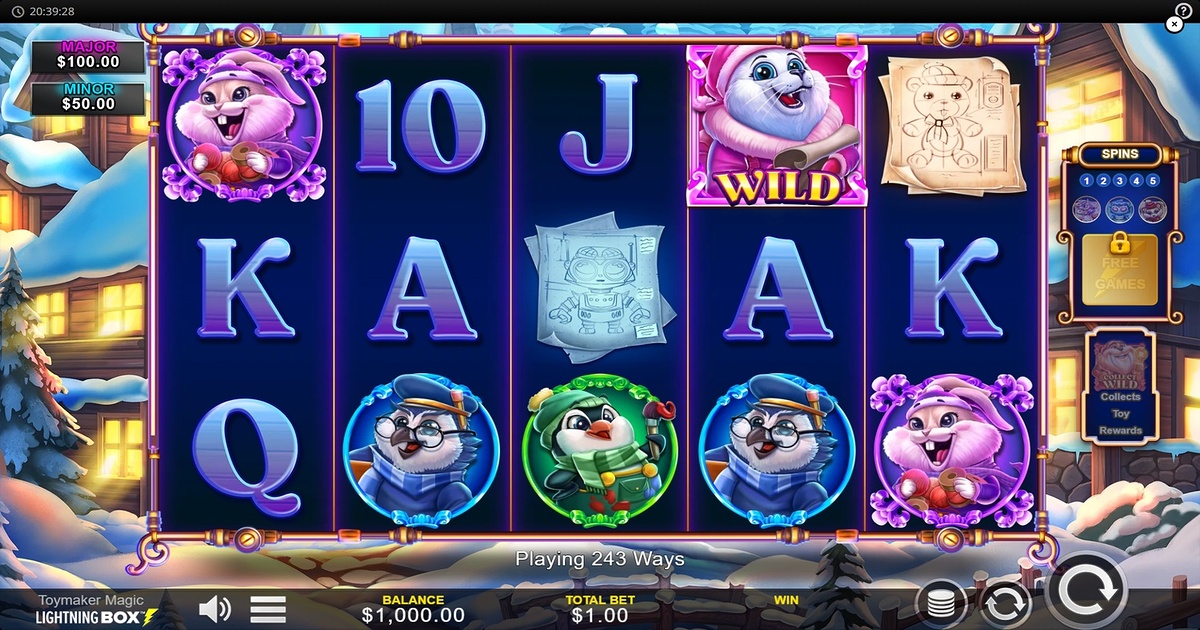 Toymaker Magic Slot Bewertung, Demo & Boni (96.1% RTP)