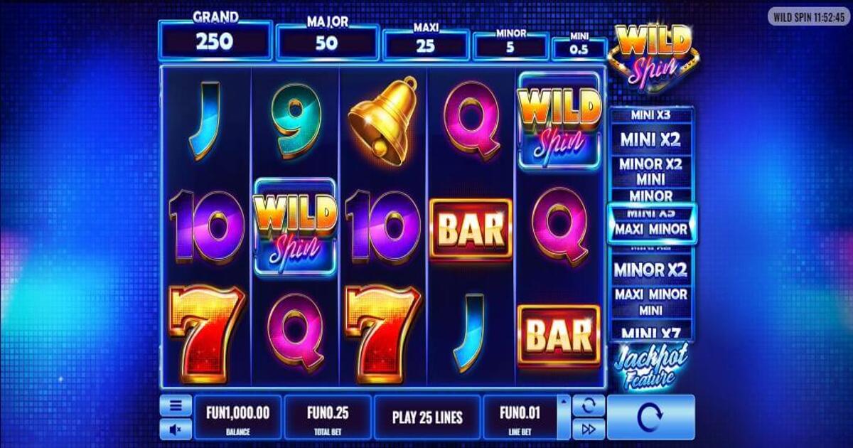 Wild Spin Slot Review, Bonuses & Free Play (95% RTP)