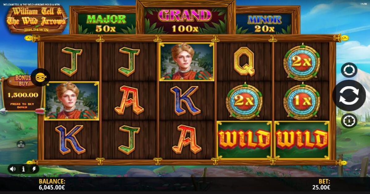 William Tell and The Wild Arrows Slot Bewertung, Demo & Boni (96% RTP)