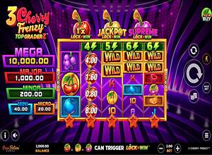 3 Cherry Frenzy Slot Review, Bonuses & Free Play (96.1% RTP)