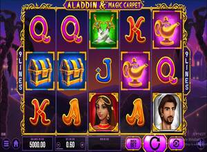 Aladdin And The Magic Carpet Slot Review, Bonuses & Free Play (97.97% RTP)