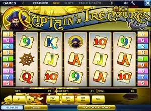 Captain Treasure Slot Review, Bonuses & Free Play (97% RTP)