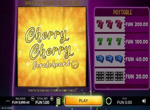 Cherry Cherry Scratchcard Review, Bonuses & Free Play (95.65% RTP)