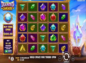 Diamond Cascade Slot Review, Bonuses & Free Play (96.14% RTP)