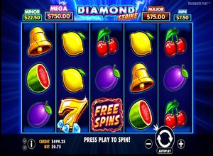 Diamond Strike Slot Review, Bonuses & Free Play (96.48% RTP)