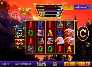 Eagles Flight Power Bet Slot Review, Bonuses & Free Play (96% RTP)