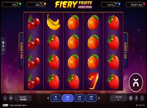 Fiery Fruits More Spins Slot Review, Bonuses & Free Play (96.15% RTP)
