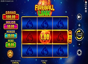 Fireball Link Cash Up Slot Review, Bonuses & Free Play (96.22% RTP)