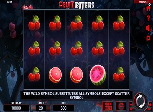 Fruit Biters Slot Review, Bonuses & Free Play (96.16% RTP)