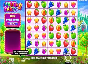 Fruit Party 2 Slot Review, Bonuses & Free Play (96.53% RTP)