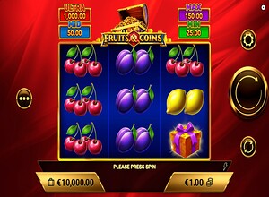 Fruits and Coins Slot Review, Bonuses & Free Play