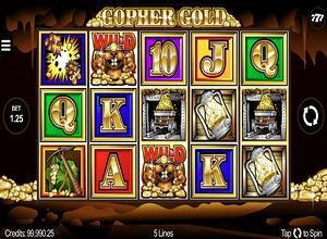 Gopher Gold Slot Review, Bonuses & Free Play (96.28% RTP)