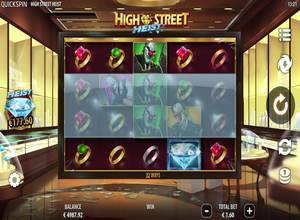High Street Heist Slot Review, Bonuses & Free Play (96.29% RTP)