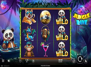 Jungle Rave Slot Review, Bonuses & Free Play (96.04% RTP)