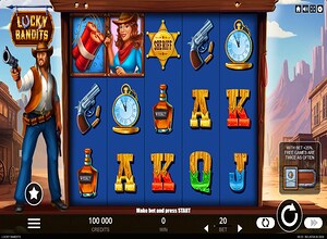 Lucky Bandits Slot Review, Bonuses & Free Play (96.05% RTP)