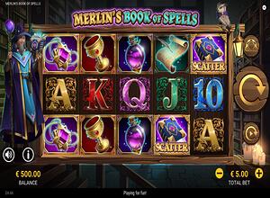 Merlins Book of Spells Slot Review, Bonuses & Free Play (95.55% RTP)