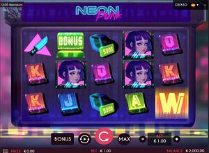 Neon Punk Slot Review, Bonuses & Free Play (96.06% RTP)