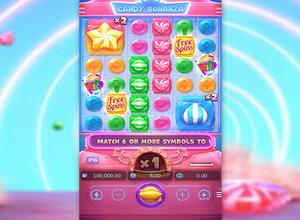 PG Soft Candy Bonanza Slot Review, Bonuses & Free Play (96.72% RTP)