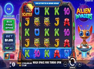 Pragmatic Play Alien Invaders Slot Review, Bonuses & Free Play (96.51% RTP)