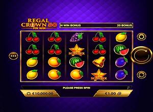 Regal Crown 50 Pin Win Slot Review, Bonuses & Free Play (96% RTP)