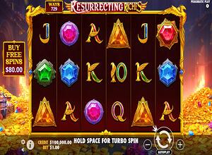 Resurrecting Riches Slot Review, Bonuses & Free Play (96.58% RTP)