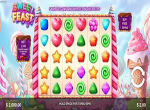 Sweet Feast Slot Review, Bonuses & Free Play (96.02% RTP)
