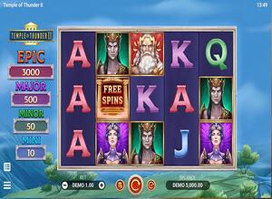 Temple of Thunder II Slot Review, Bonuses & Free Play (95.94% RTP)