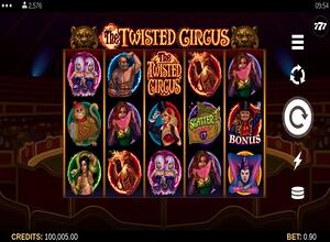 The Twisted Circus Slot Review, Bonuses & Free Play (96.36% RTP)