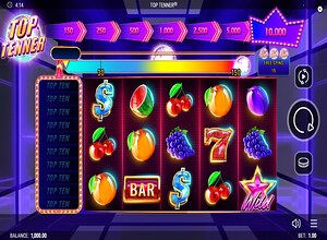 Top Tenner Slot Review, Bonuses & Free Play (96.44% RTP)