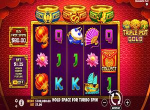 Triple Pot Gold Slot Review, Bonuses & Free Play (96.02% RTP)