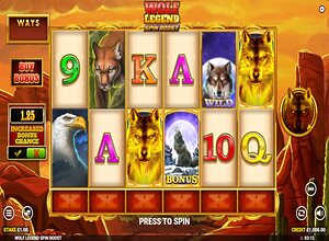 Wolf Legend Spin Boost Slot Review, Bonuses & Free Play (96.12% RTP)