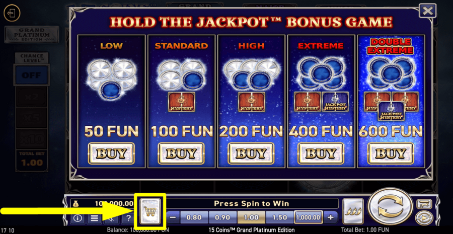 15 Coins Grand Platinum Edition Slot Review, Bonuses & Free Play (96.17 ...