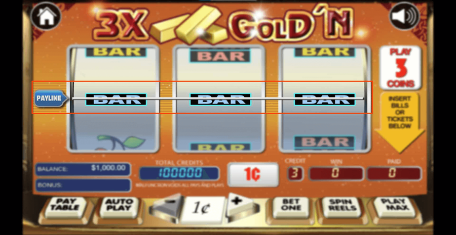 3x Gold n Slot Review, Bonuses & Free Play (91.86% RTP)
