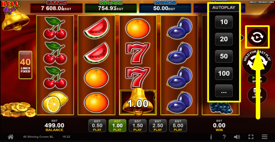 40 Shining Crown Bell Link Slot Review, Bonuses & Free Play