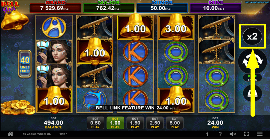 40 Zodiac Wheel Bell Link Slot Review, Bonuses & Free Play