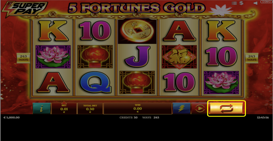 5 Fortunes Gold Slot Review, Bonuses & Free Play (96% RTP)
