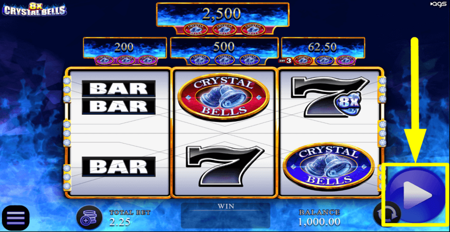 8x Crystal Bells Slot Bewertung, Demo & Boni (94.95% RTP)