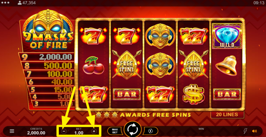 9 Masks of Fire Slot Bewertung, Demo & Boni (96.24% RTP)