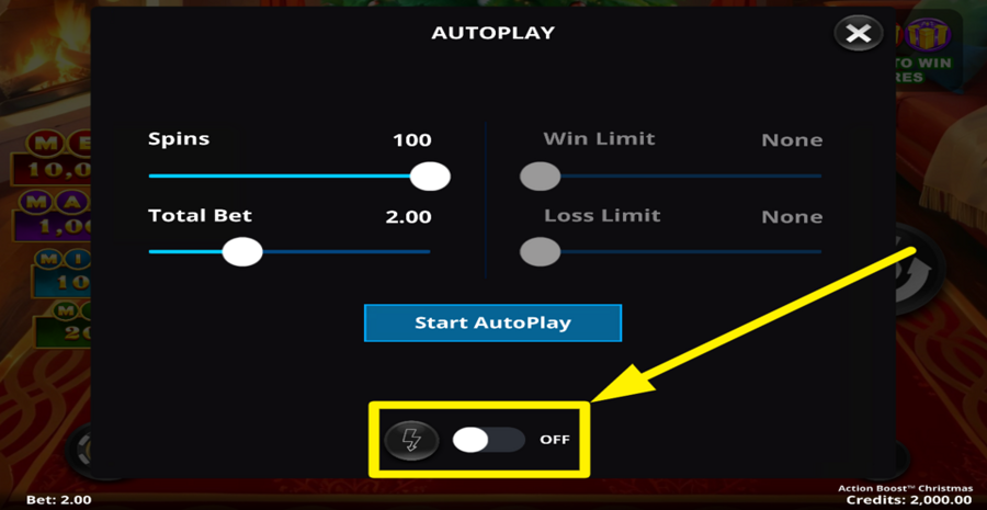 Action Boost Christmas Slot Review, Bonuses & Free Play (96.47% RTP)