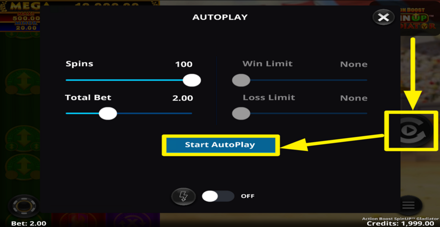 Action Boost SpinUP Gladiator Slot Review, Bonuses & Free Play (96.49% RTP)